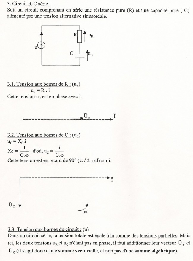 Le circuit RC :: explications sur la méthode électrique, pneumatique ...