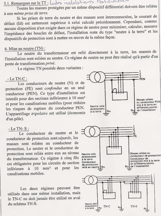 Les Régimes de Neutre :: explications sur la méthode électrique ...